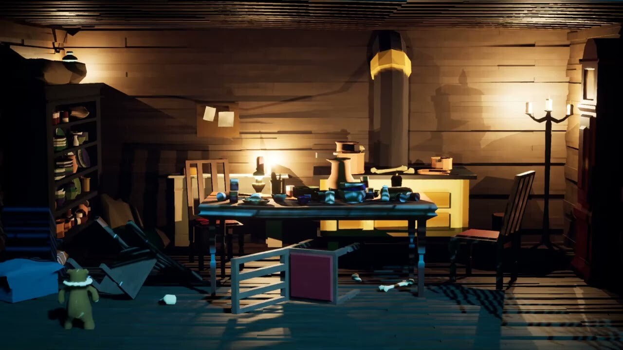 ArtStation - Low Poly Dark Fantasy Horror Game Prototype