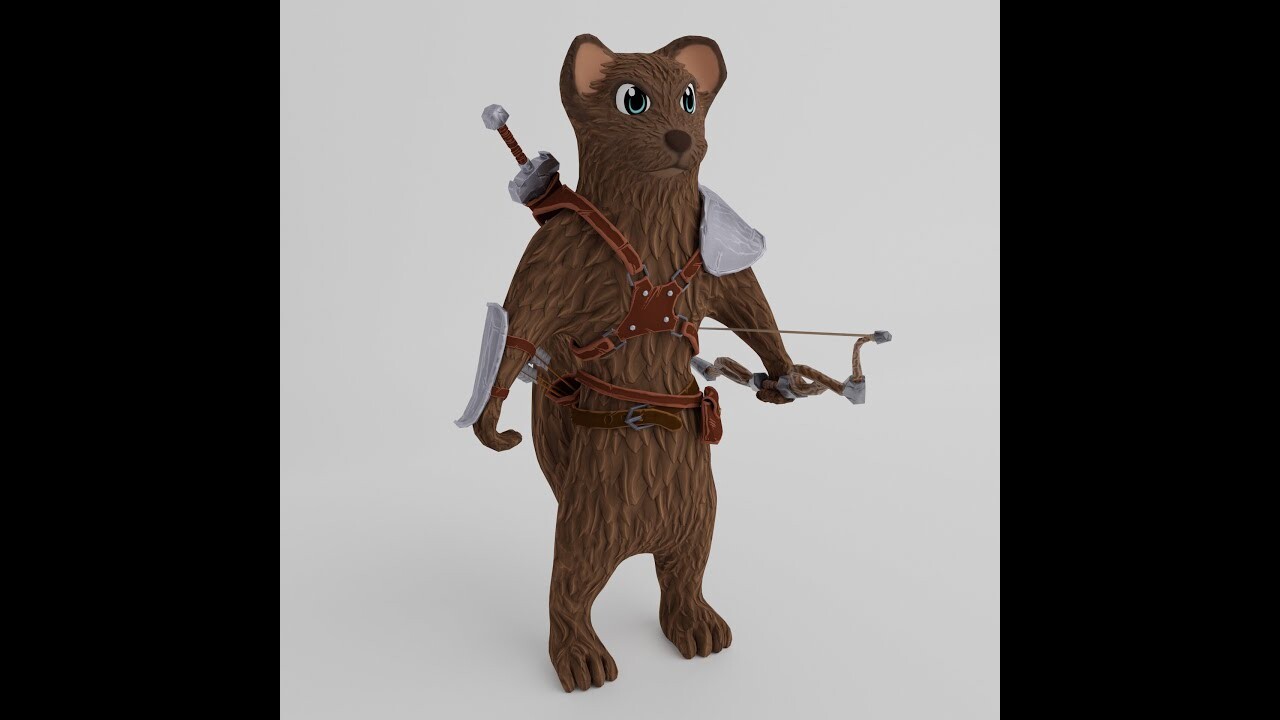 ArtStation - Hermelin Warrior: Character Animation Showcase