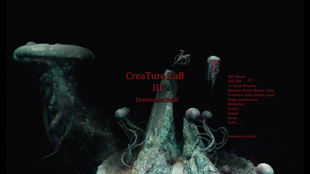 ArtStation - CreaTure LaB III Environment Stuff