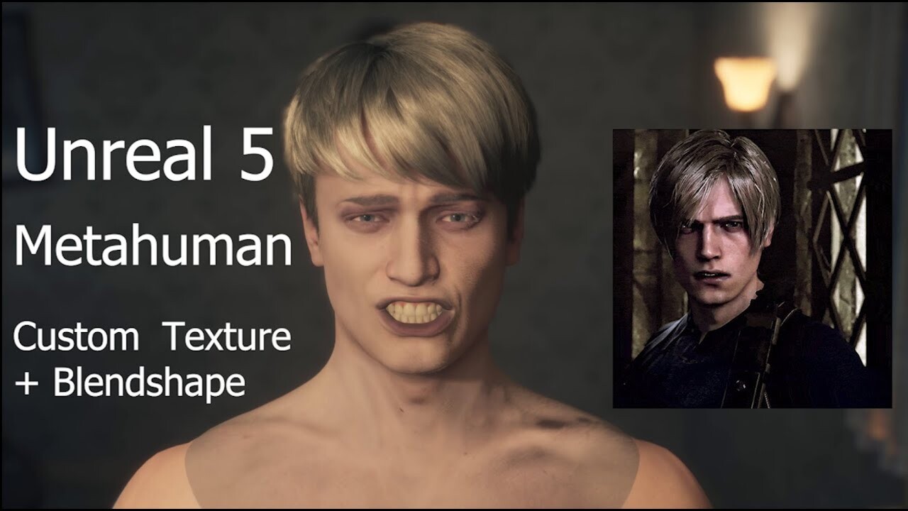 ArtStation - Leon metahuman Resident evil 4