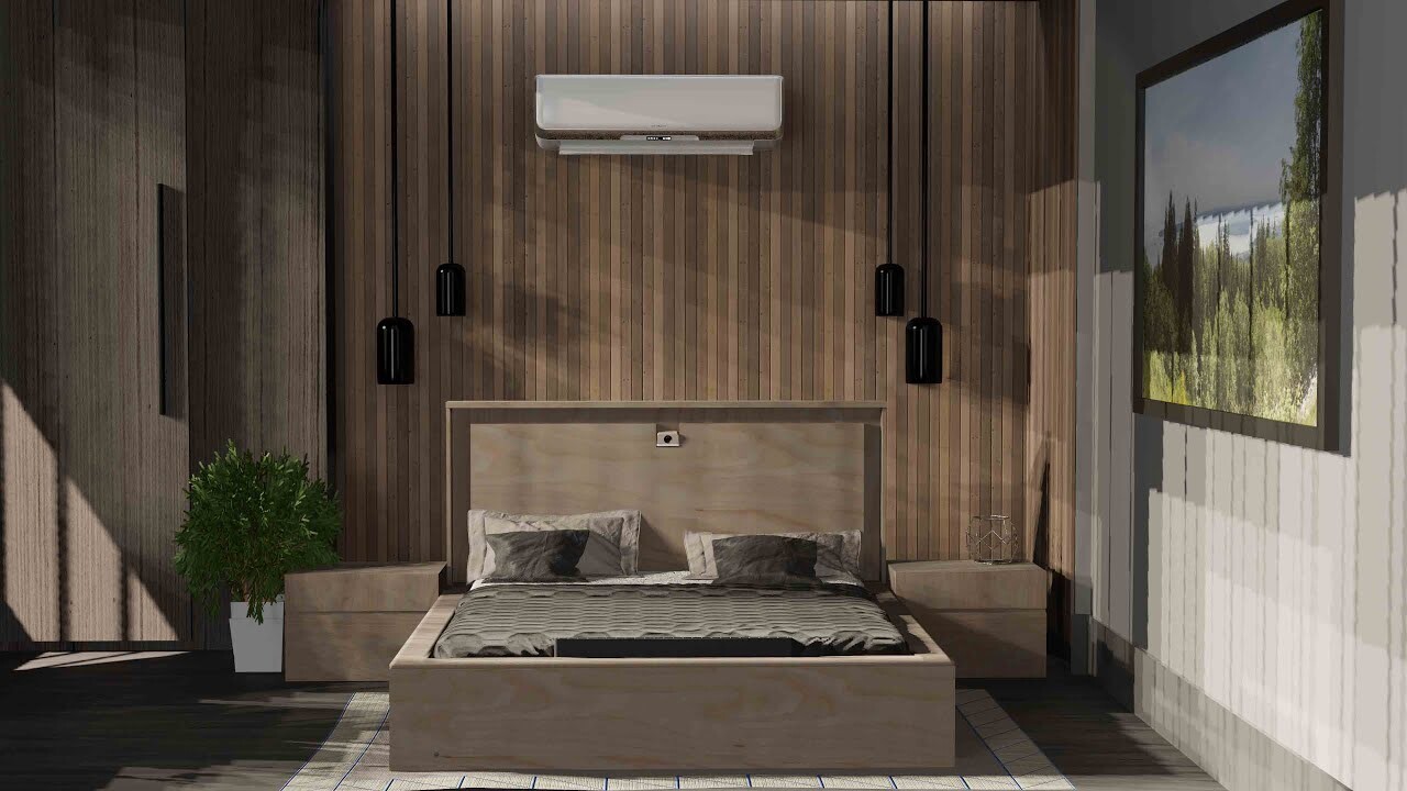 ArtStation - Furniture 3D product animation of an air-conditioned ...