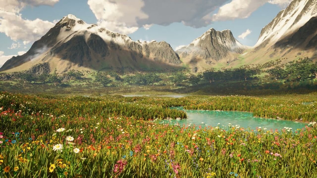 ArtStation - Flower fields