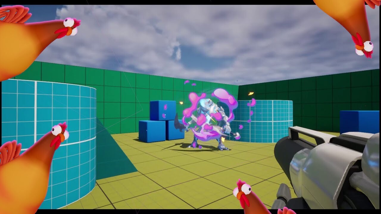 ArtStation - RTVFX Special Weapon Ability - Transformation Gun