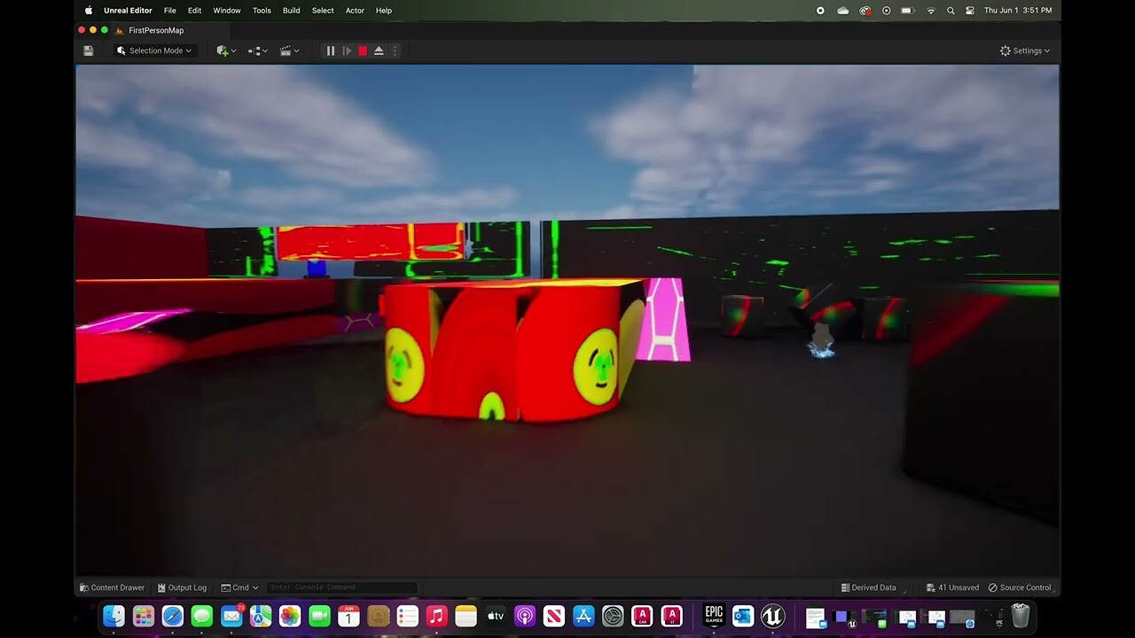 ArtStation - unreal engine 5.1.1 starter fps map design