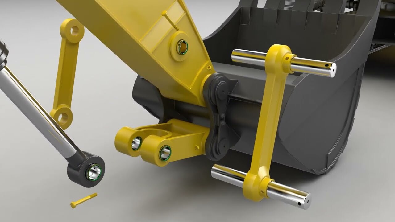 ArtStation - 3D Animation (PİMMAKSAN excavator assembly)