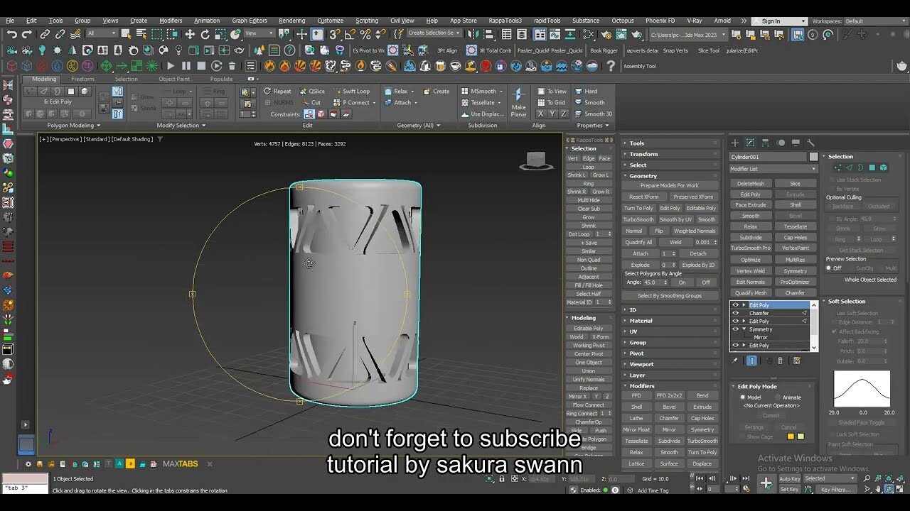 ArtStation - 3ds max tips and tricks -how to create cable with Retopology and Quadremesher