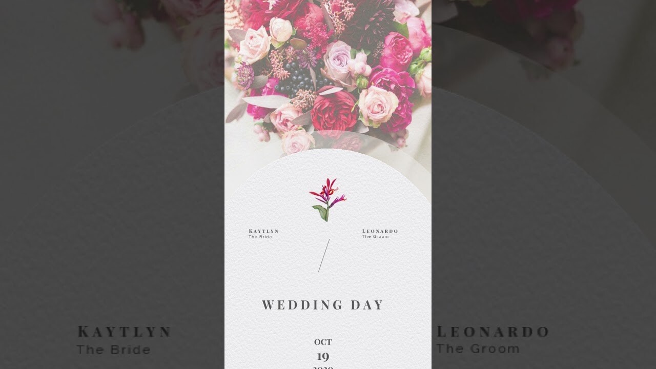 ArtStation - Premium Paper Texture Theme Video Wedding Invitation ...