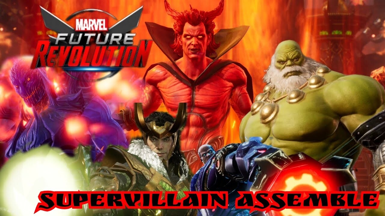 ArtStation - All Boss Intro - Marvel Future Revolution [MOBILE GAMES]