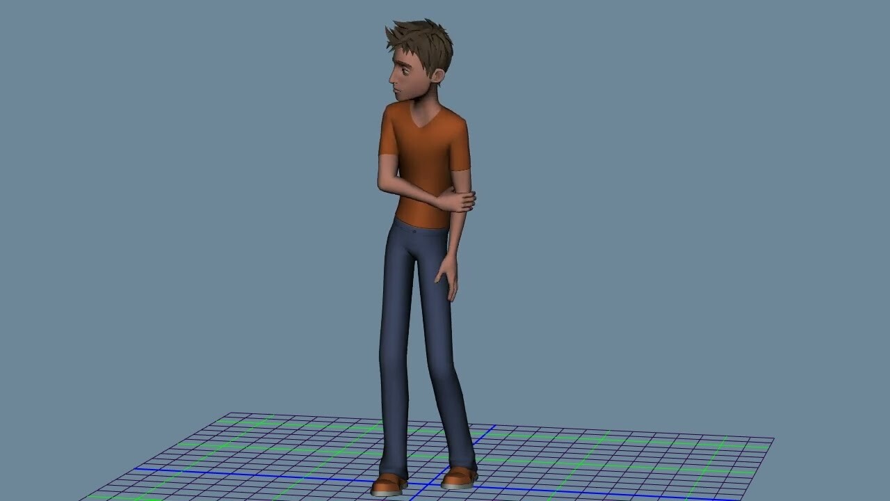 ArtStation - Nervous Idle Animation