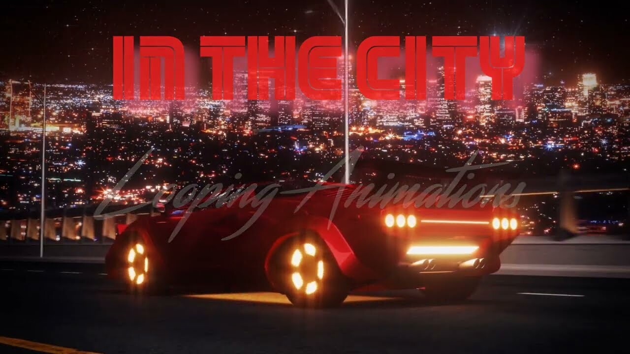 ArtStation - In The CITY - Looping Animations - C4D, Octane, After Effects