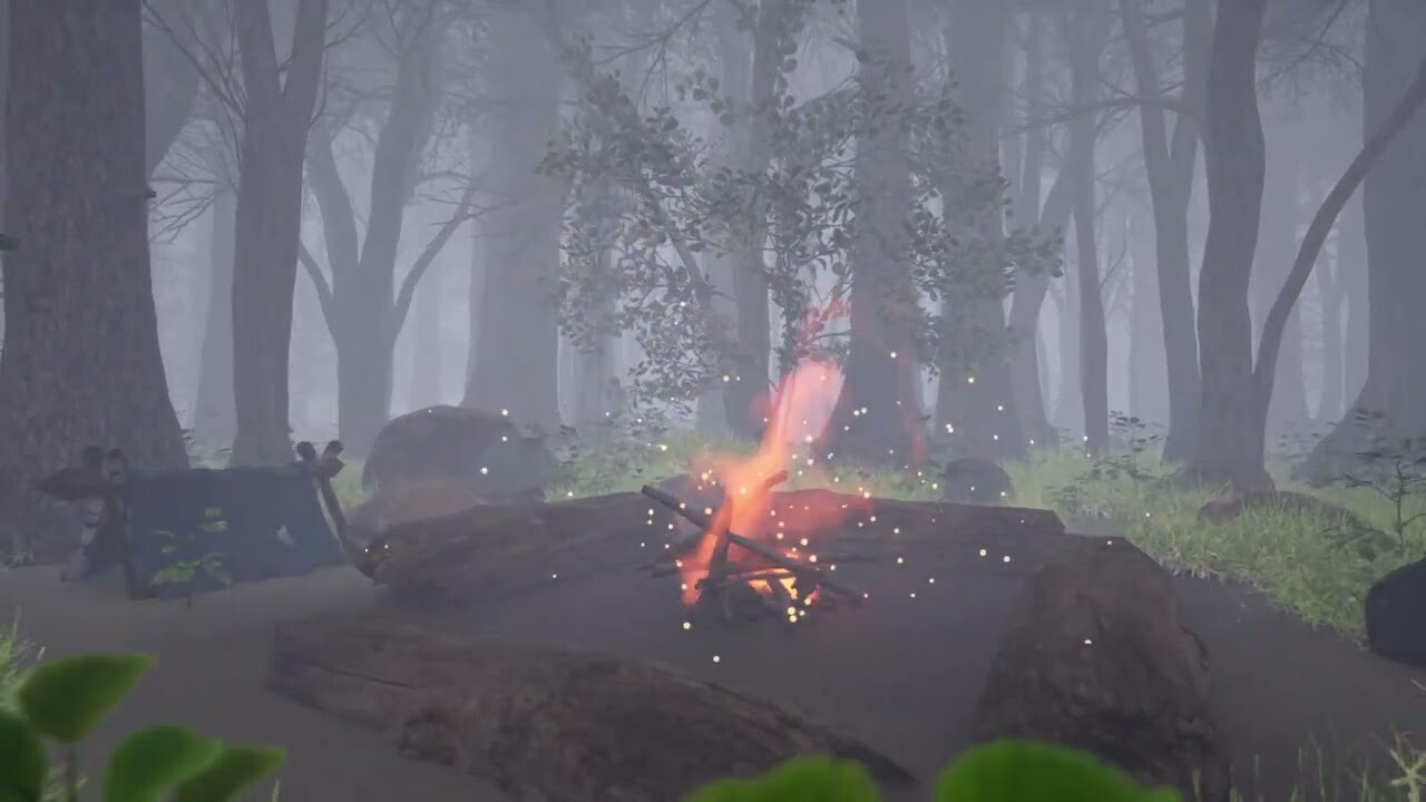 ArtStation - Visual Effect & Campfire Diorama Project