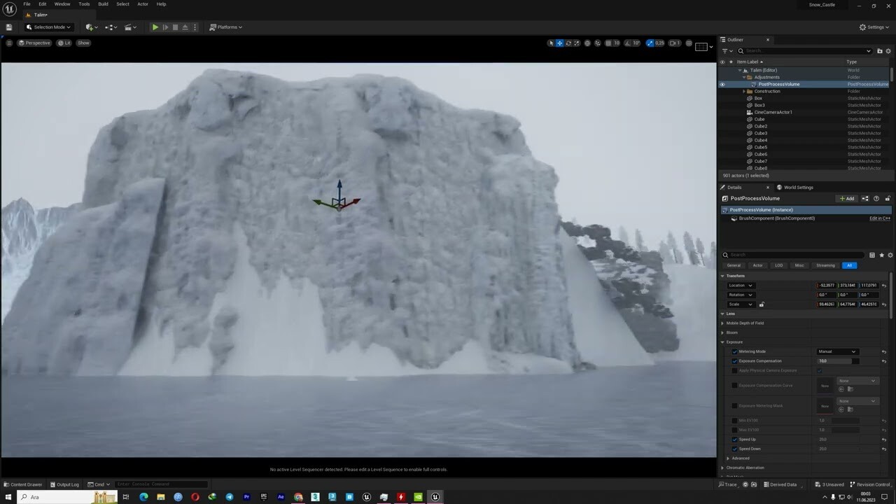 ArtStation - Ue5 Snow Castle Marketplace Now