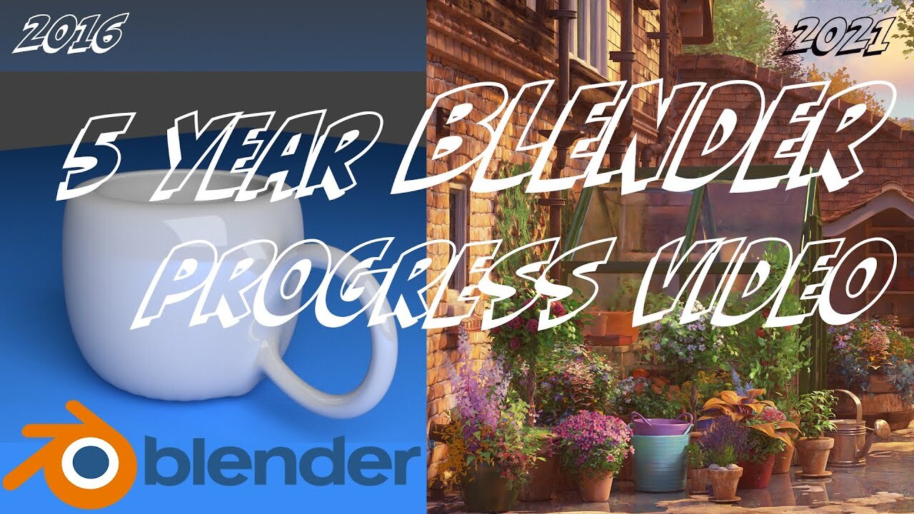 ArtStation - 5 Year Blender Progress Reel - from Complete Beginner to ...