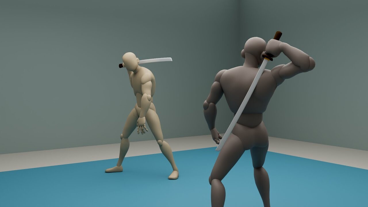ArtStation - Fight scene - Animation