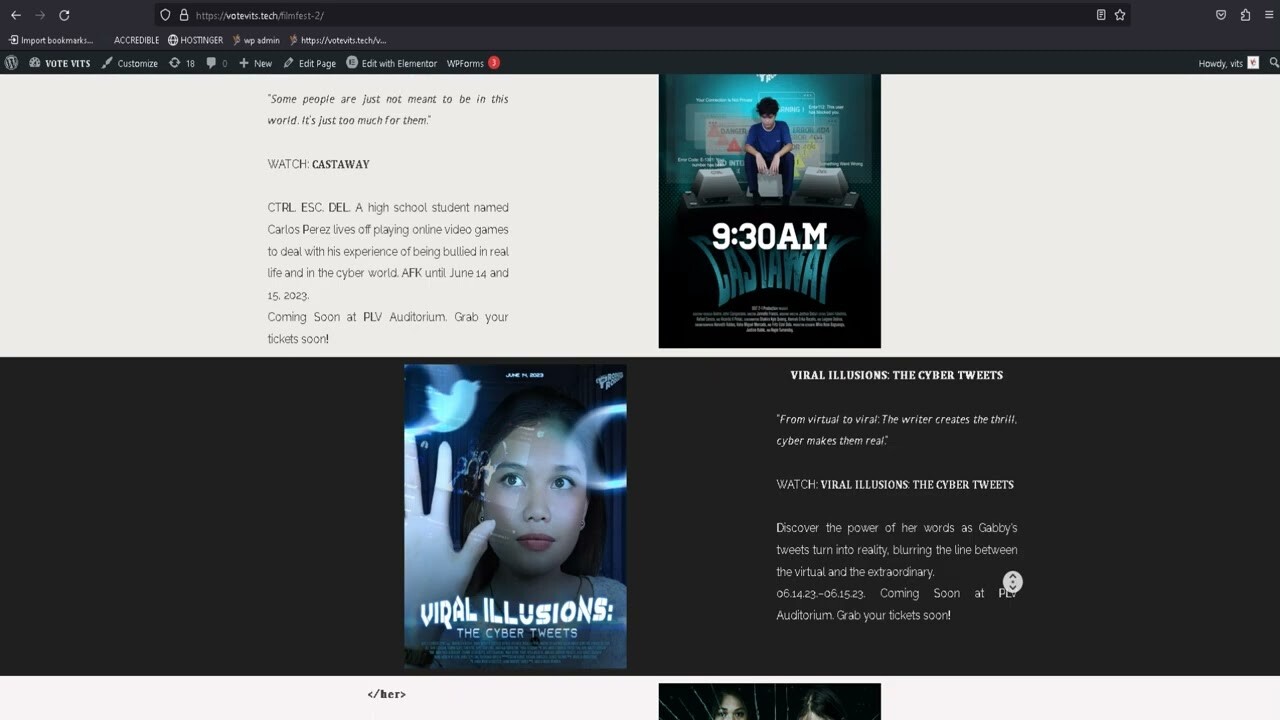 ArtStation - 6k Vote VITS officers voting website freelance work (HTML, CSS, JAVASCRIPT)