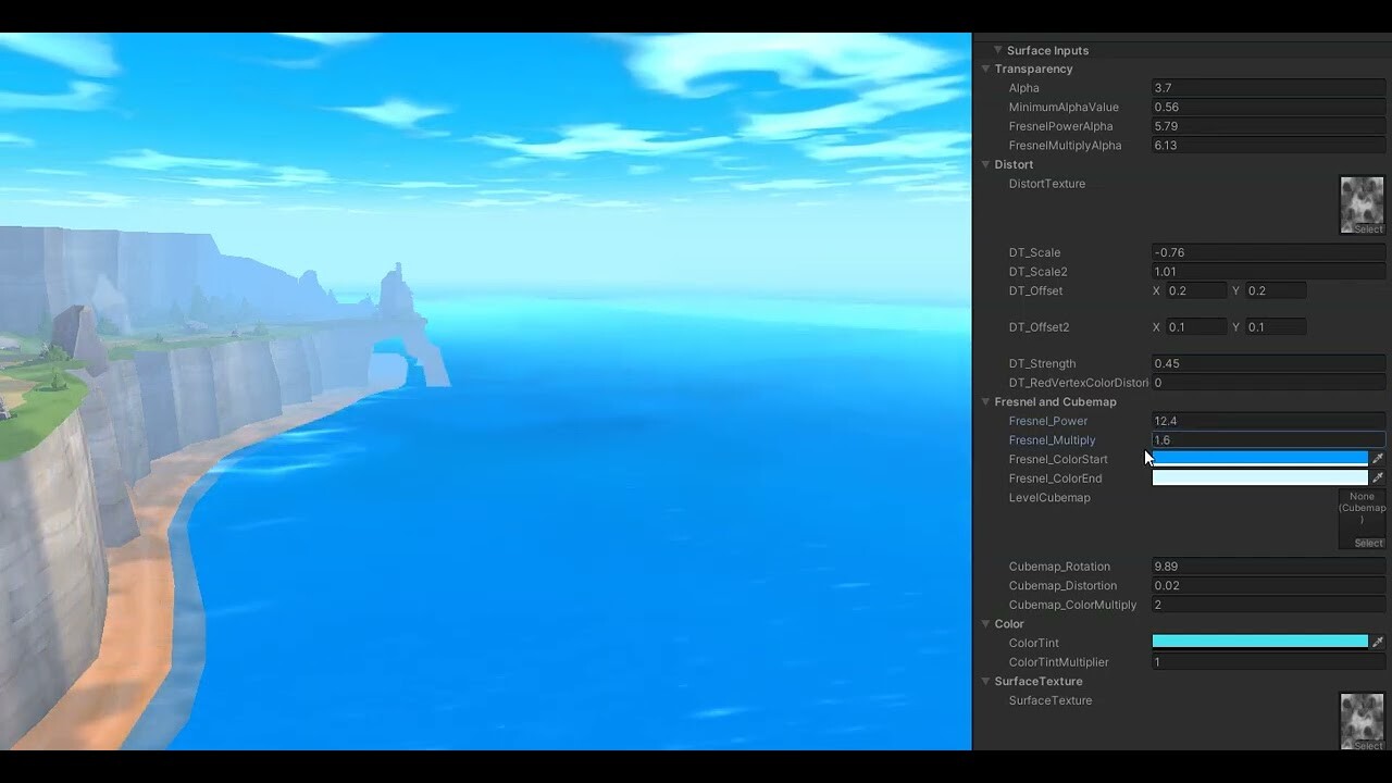 ArtStation - Mobile Game water/fluid shader