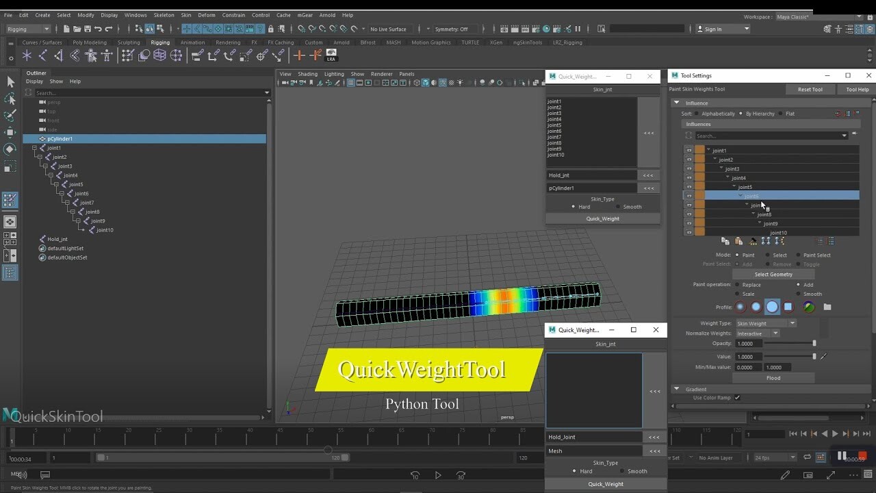 ArtStation - Quick skinning tool maya