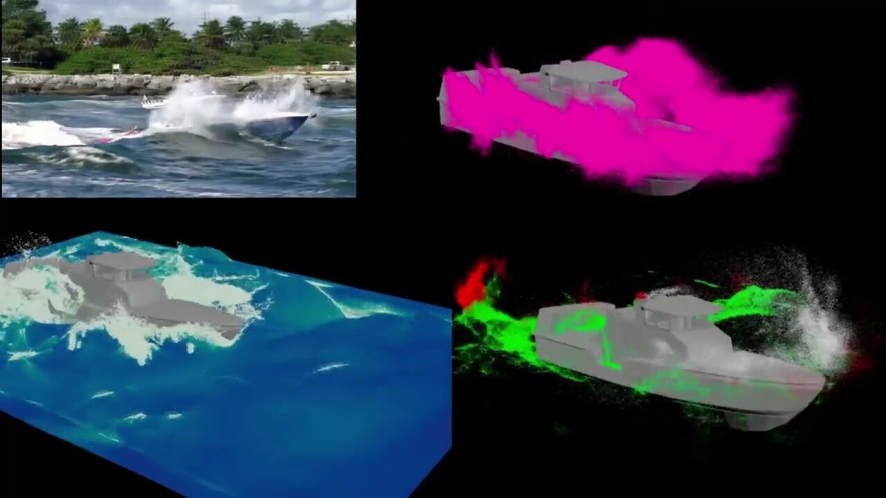 ArtStation - Boat Wake Water FX Simulation