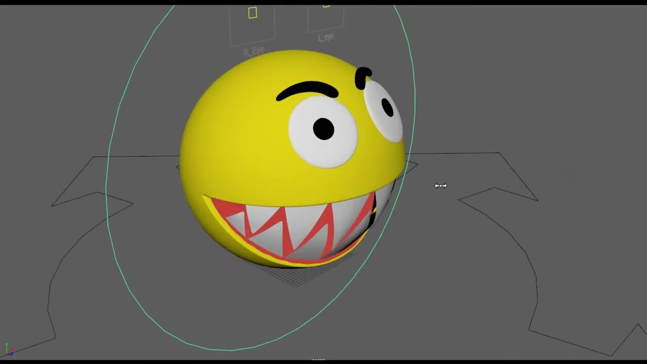 ArtStation - Pac-Man's Rig (2020) (Freelance)
