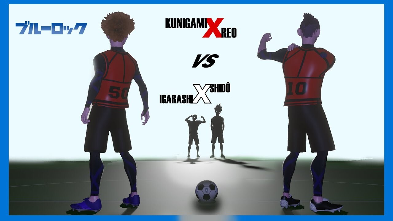 ArtStation - BLUE LOCK】KUNIGAMI X REO VS IGAGURI X SHIDÔ Avant match ...