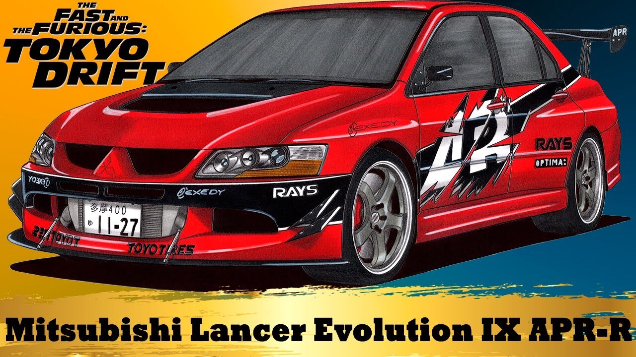 ArtStation - Mitsubishi Lancer Evo IX GSR APR-R 4G63