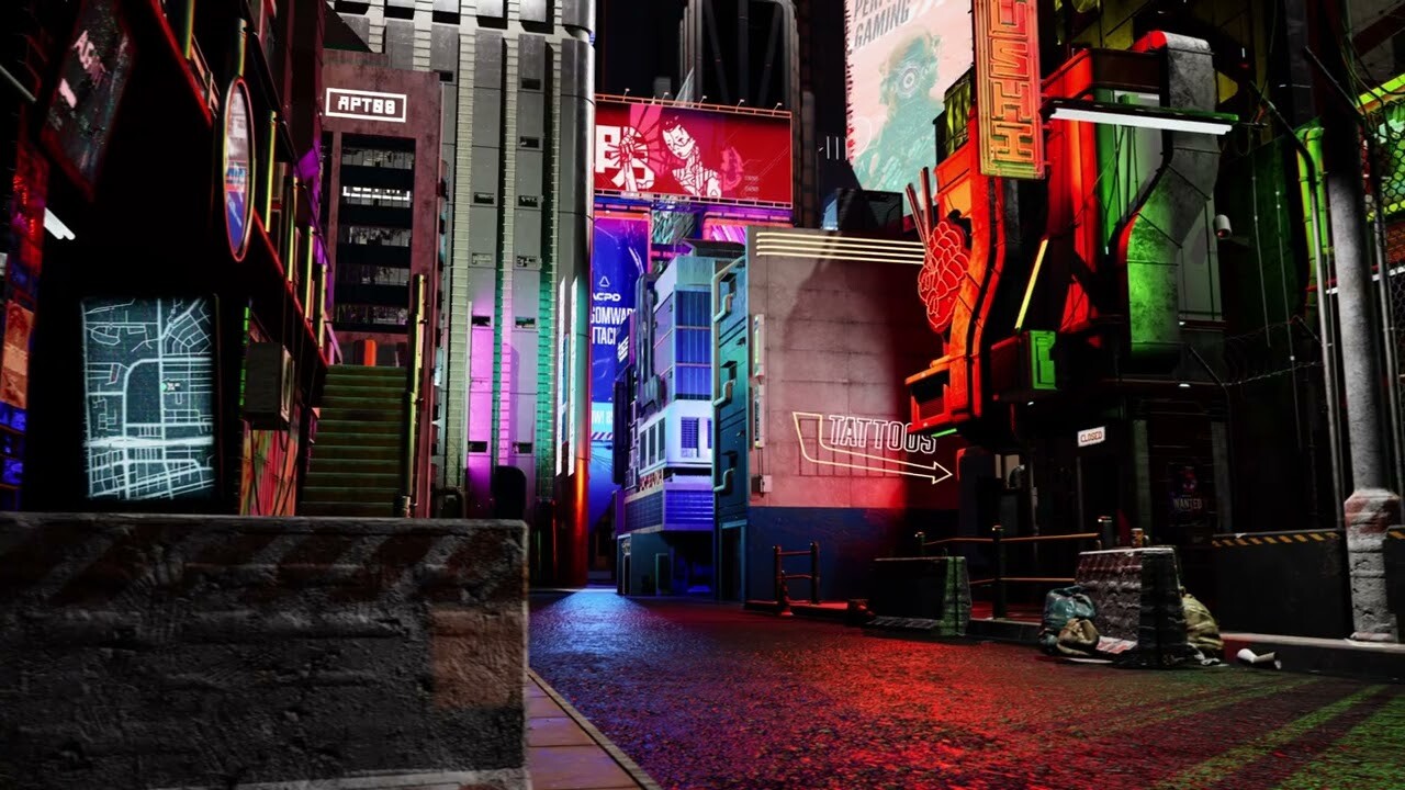 ArtStation - Unreal Engine 5 Night City