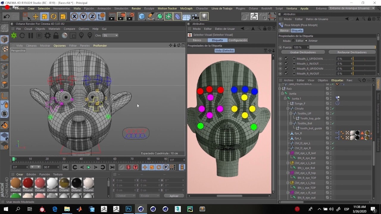 ArtStation - Facial Rigging in Cinema 4D