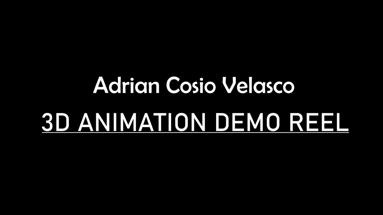 ArtStation - Adrian Cosio Demo Reel