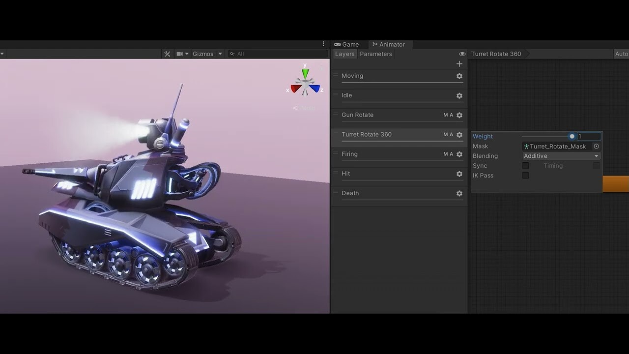 ArtStation - Futuristic Tank Animations - Tanks for Playing