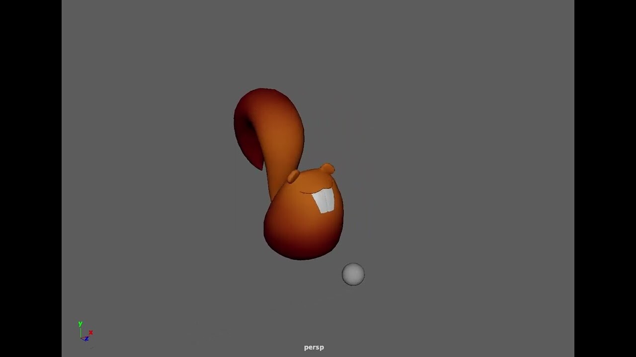 ArtStation - Squirrel Looping 3D Animation (Maya)