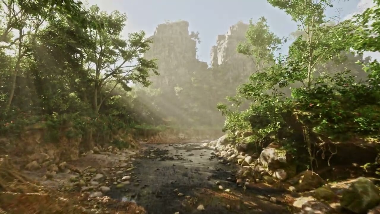 ArtStation - Dry Lake, Forest Scene Unreal Engine 5.2 Lumen Nanite