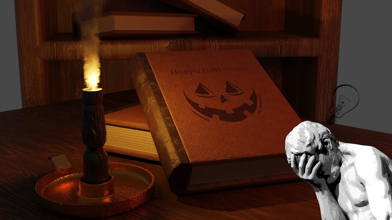 ArtStation - Happy Halloween - Spooky Scene (2022)