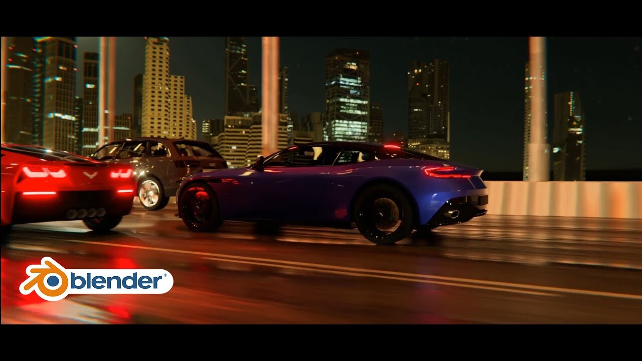 ArtStation - Blender Realistic car animation