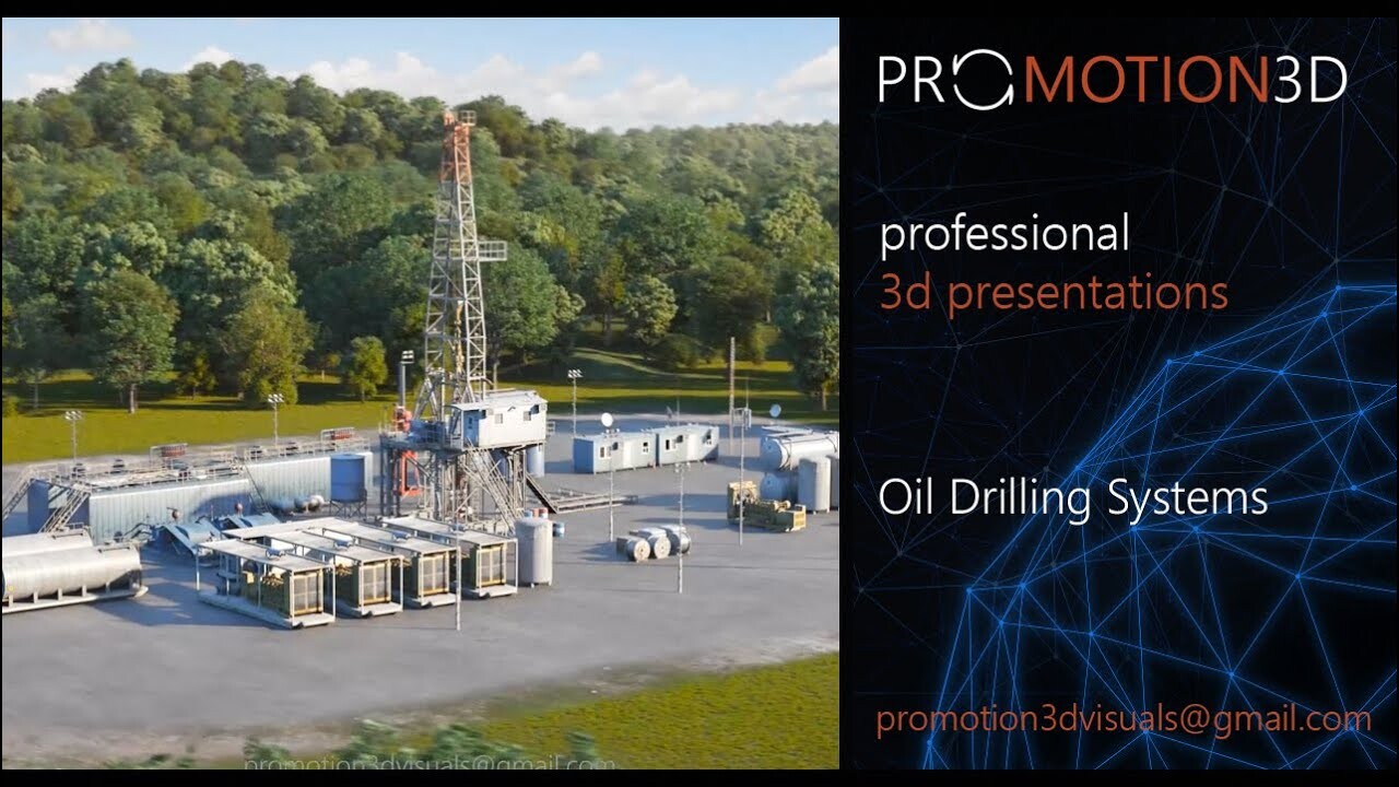 ArtStation - Oil Drilling Systems 3D Animation