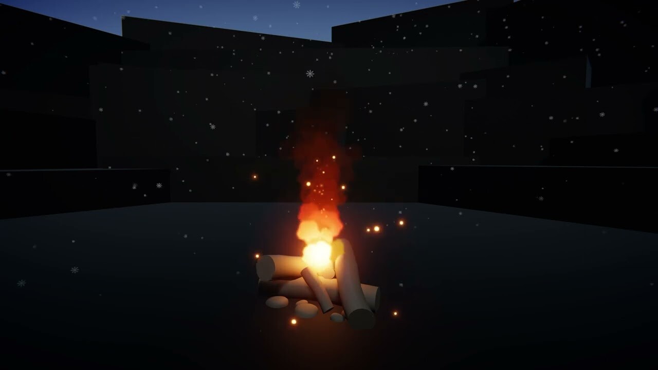 ArtStation - Bonfire Unity Creative Core: VFX project