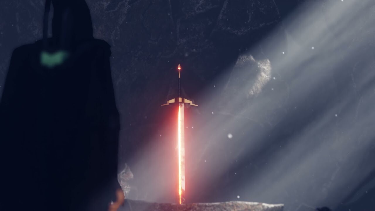 ArtStation - king arthur sword 3D animation