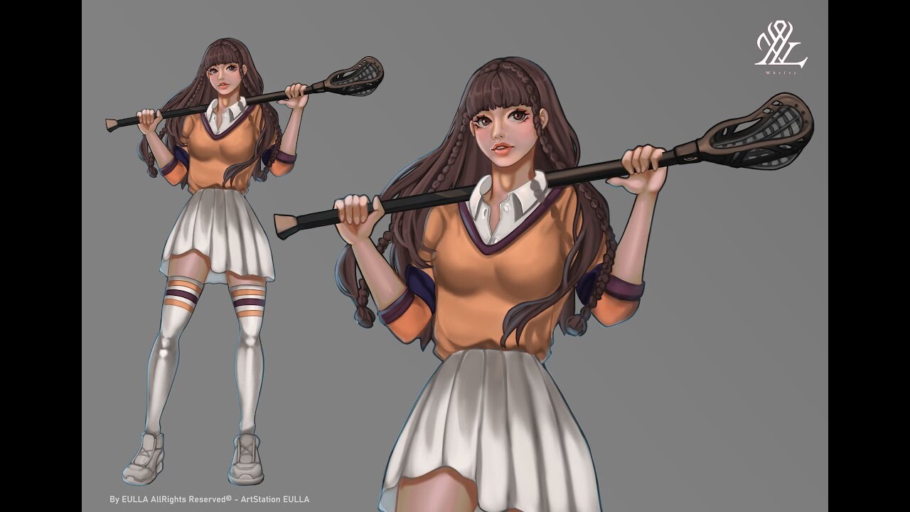 ArtStation - Zia Time-lapse video published on YouTube