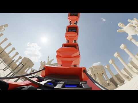 ArtStation - 360 VR ROLLER COASTER - greek