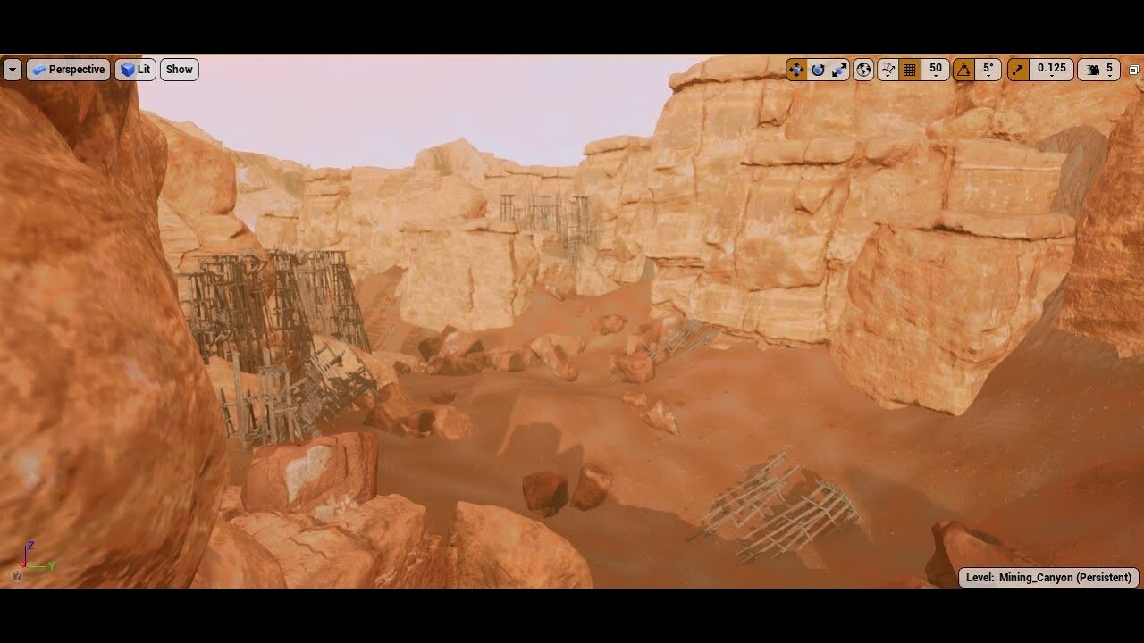 ArtStation - Desert Level, UE4