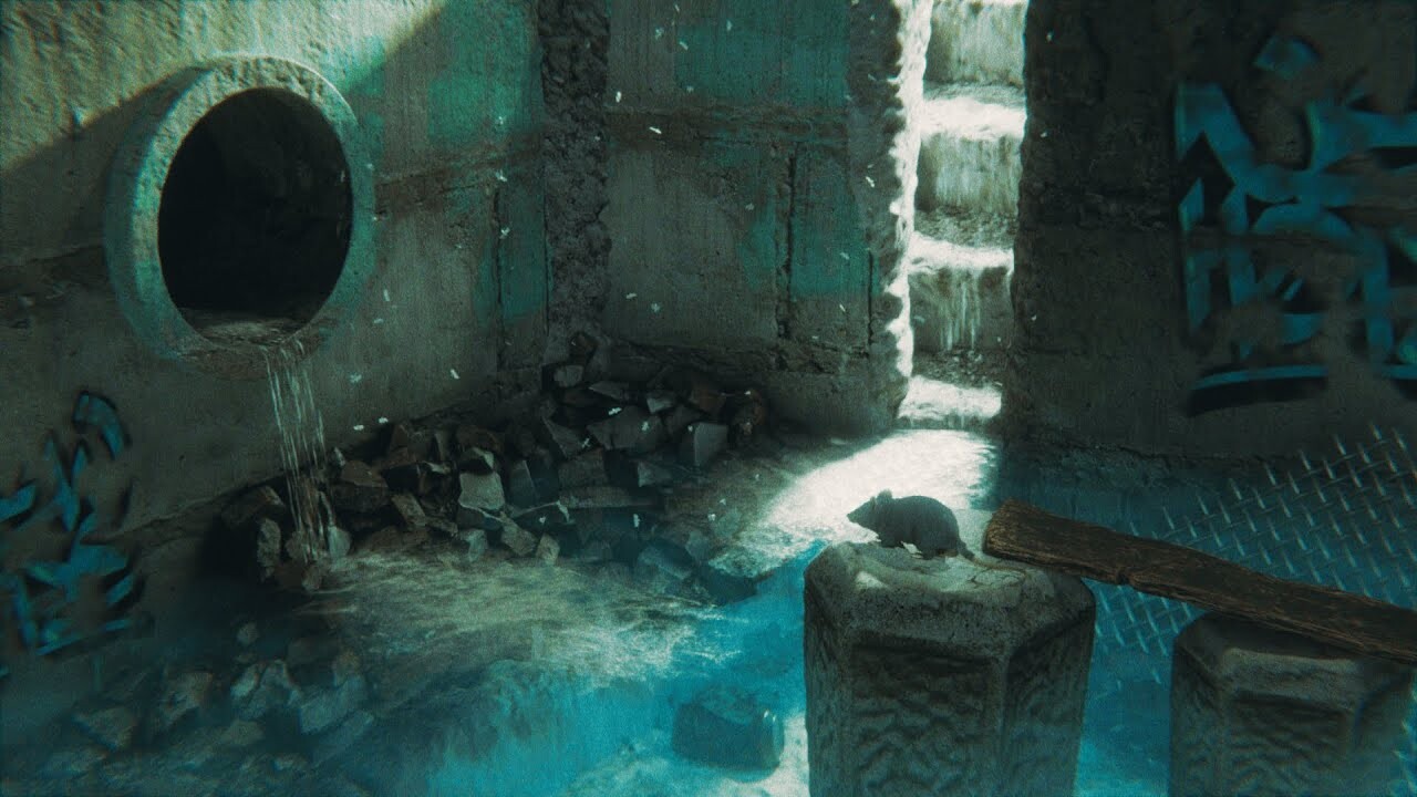 ArtStation - Rats! Quiet day in the sewer
