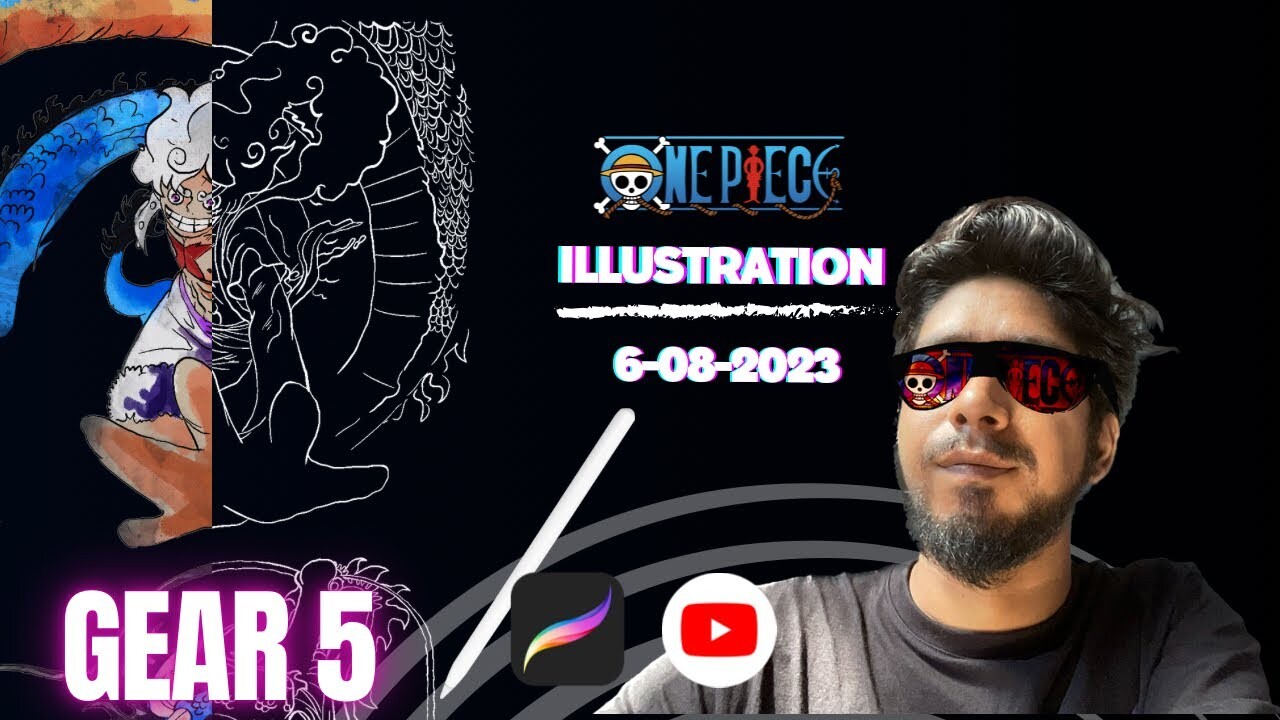 ArtStation - GEAR 5 MONKEY D LUFFY: ONE PIECE | SPEED ART WITH ...