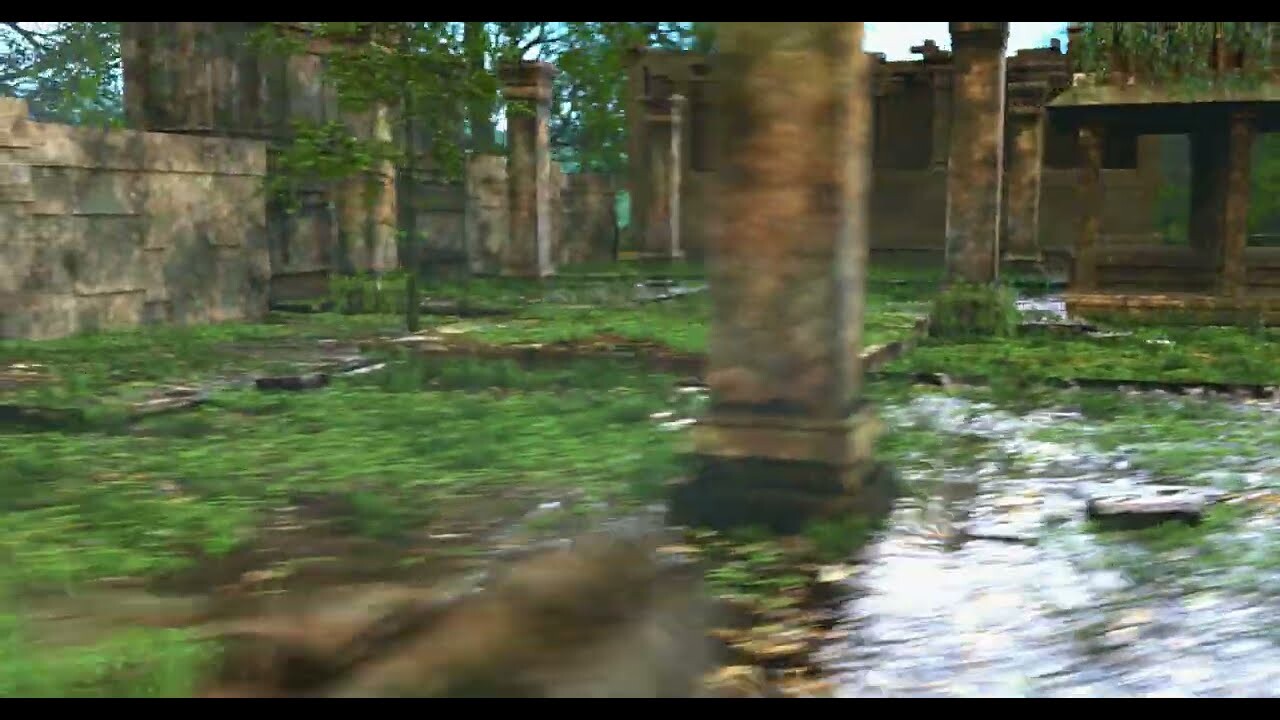 ArtStation - Mysterious Hill Top Temple environment 3D DMP Concept