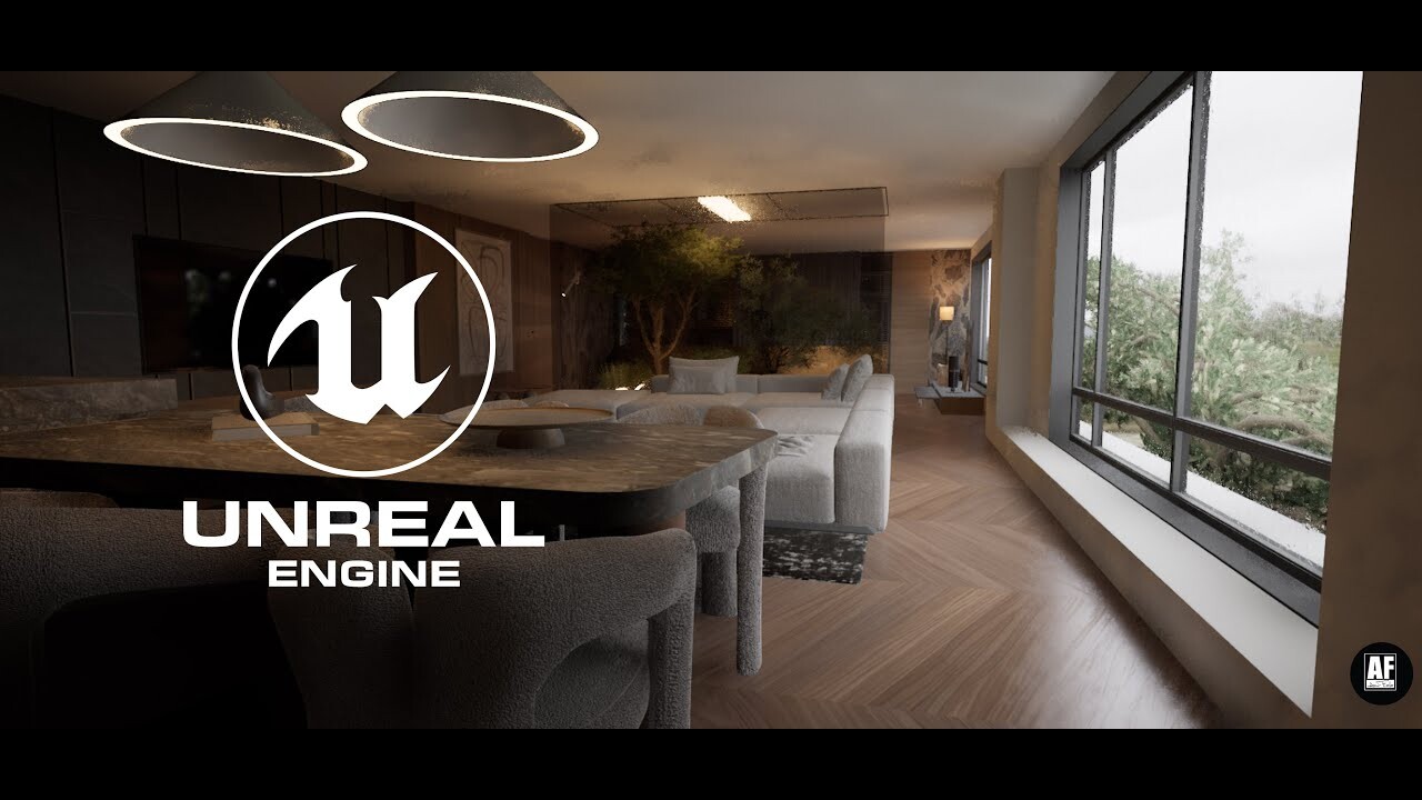 ArtStation - unreal engine 5 interactive interior