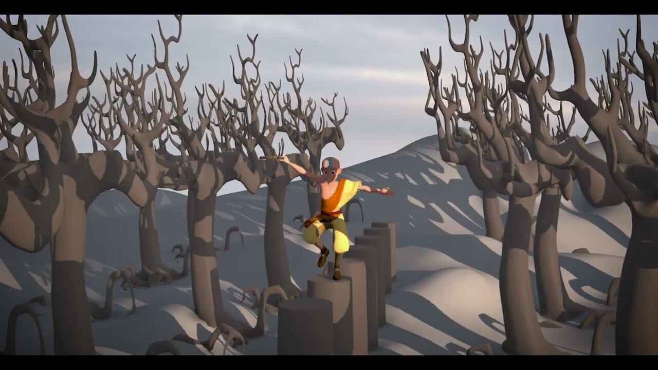 ArtStation - Avatar Aadn backflip animation