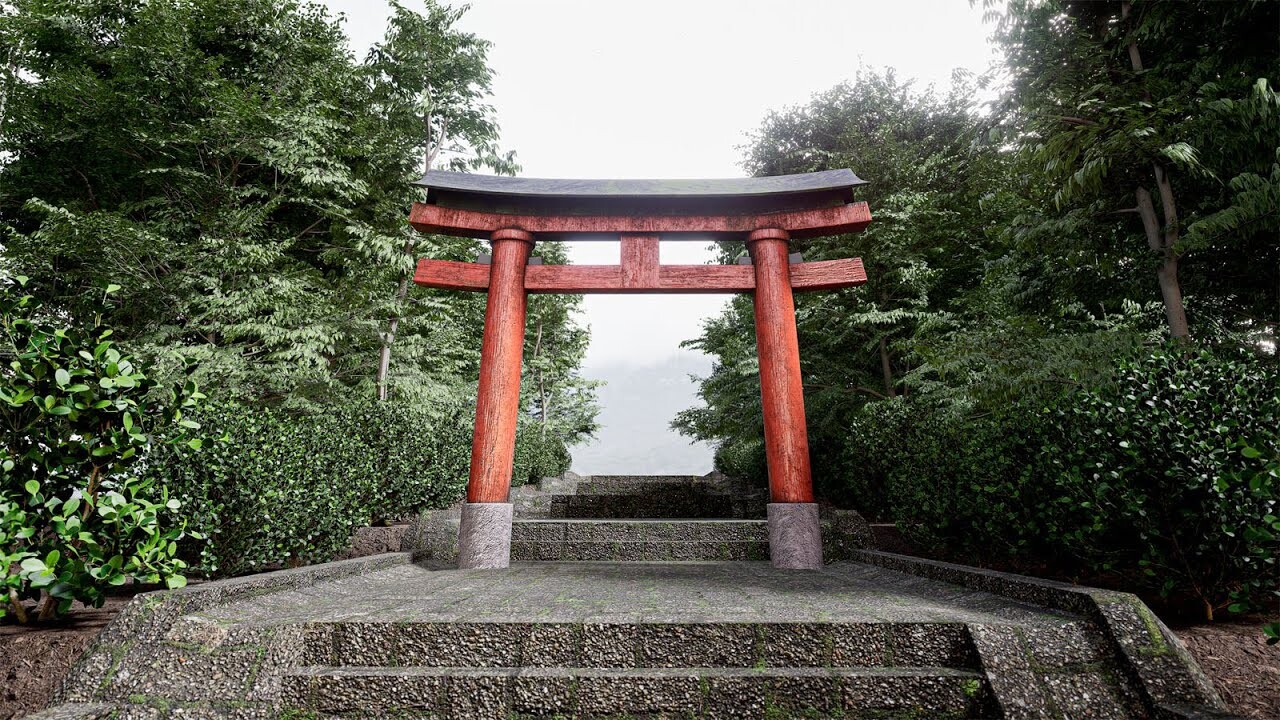 ArtStation - Torii gate - 3d environment scene