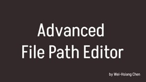 ArtStation - Maya Advanced File Path Editor