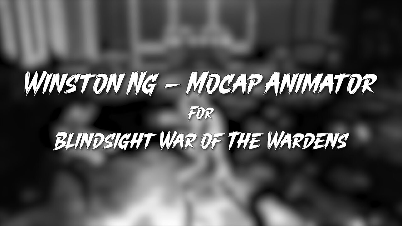 ArtStation - Mocap Animation Reel for Blindsight War of The Wardens