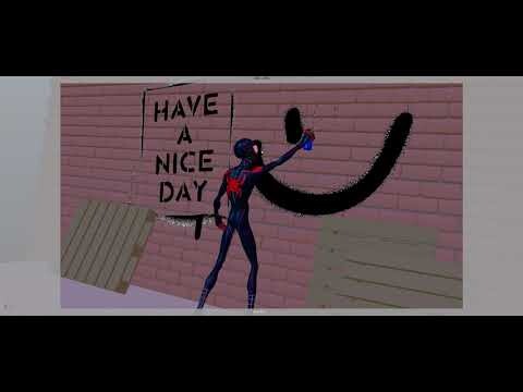 ArtStation - Spiderman Graffiti