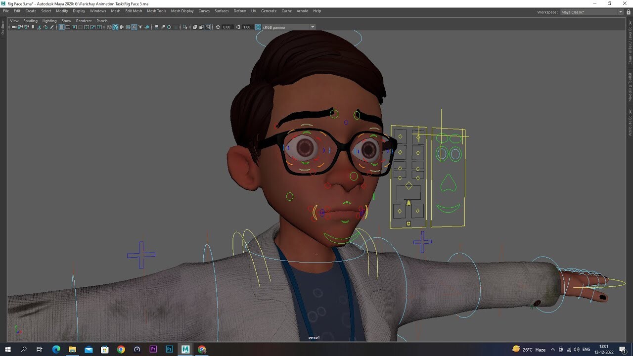 ArtStation - Full Body and Face Rig