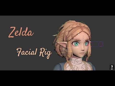 ArtStation - Facial rig ~ Zelda